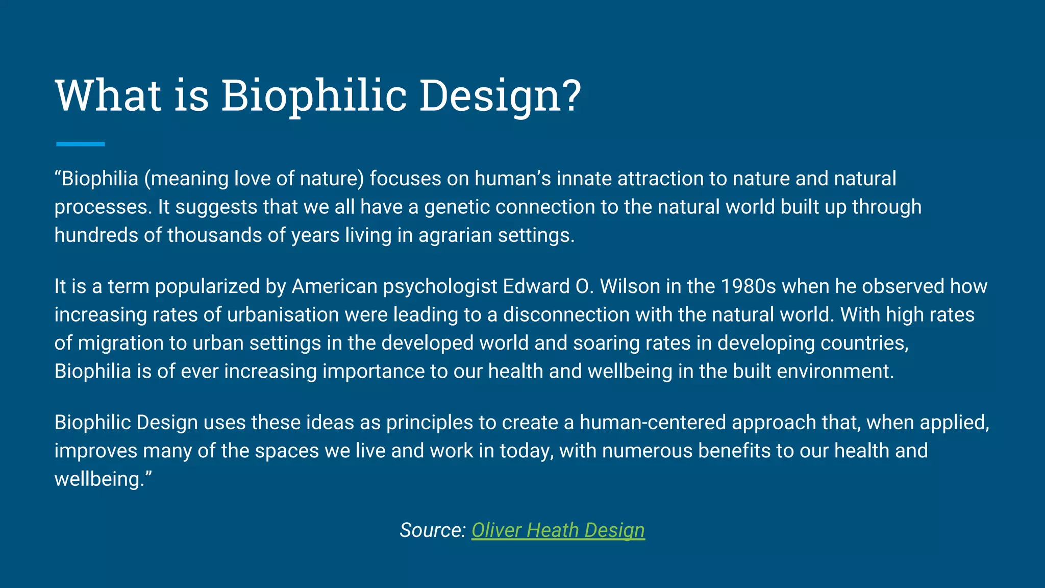The Benefits of Biophilic Design in the Workplace | PDF