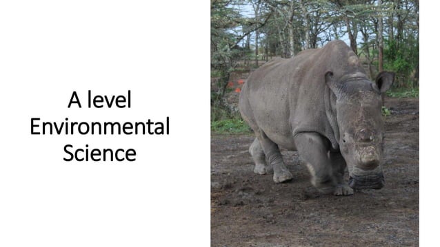 Richard Genn – Teaching the new A-level in Environmental Science | PDF ...