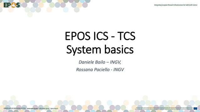 EPOS architecture basics - TUTORIAL | PPT | Free Download