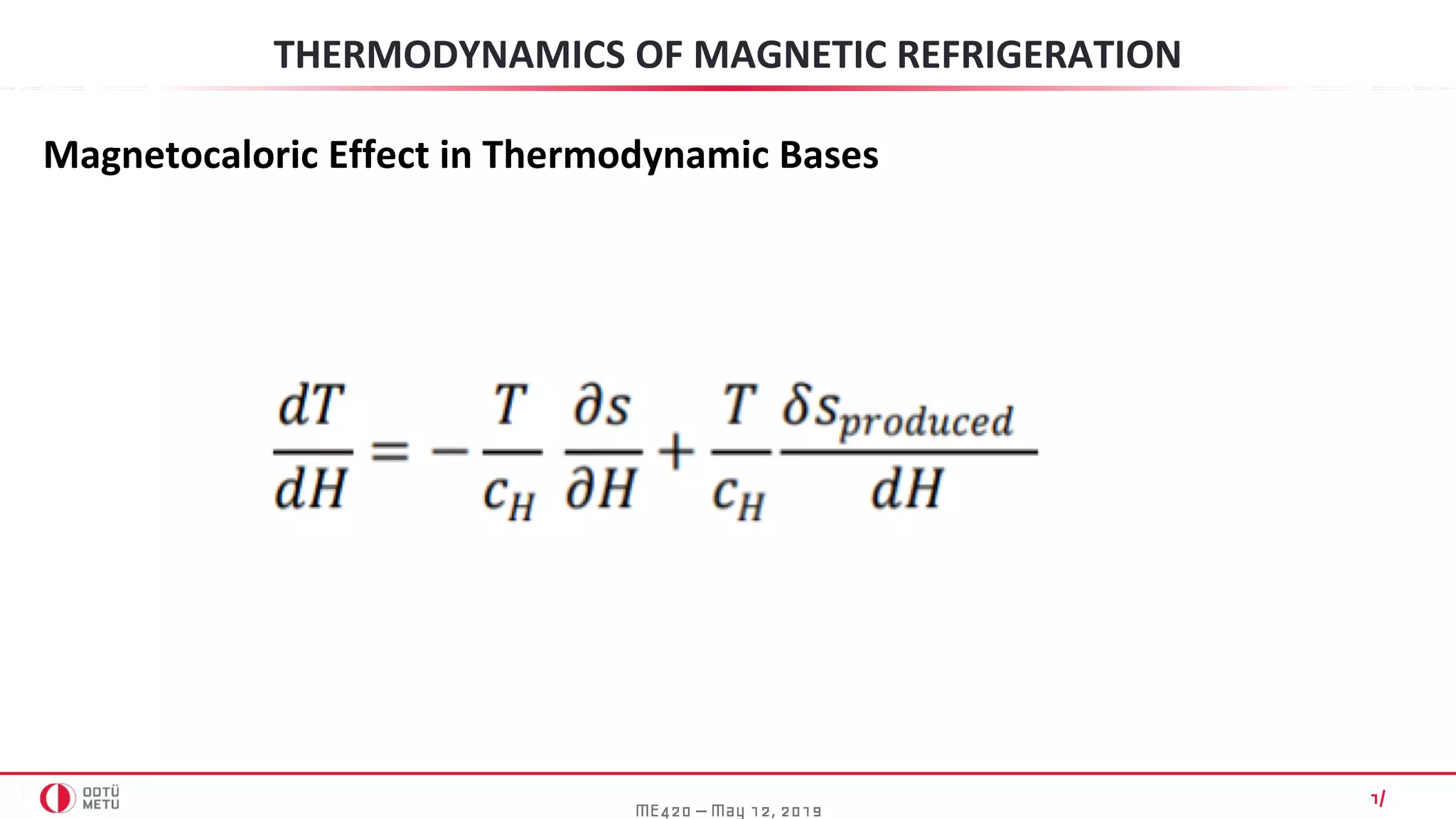 Introduction to Magnetic Refrigeration | PDF
