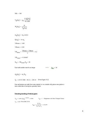 Gearbox Design and Bearing Selection | PDF
