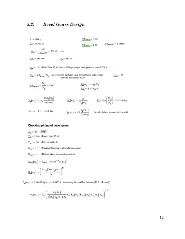 Gearbox Design and Bearing Selection | PDF | Physics | Science
