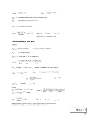 Gearbox Design and Bearing Selection | PDF