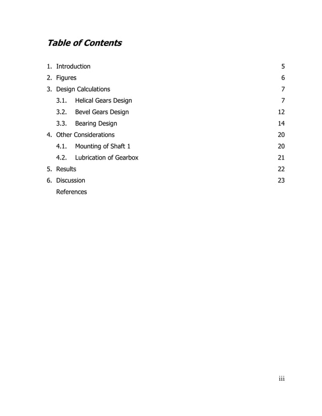 Gearbox Design and Bearing Selection | PDF | Physics | Science