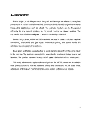 Gearbox Design and Bearing Selection | PDF