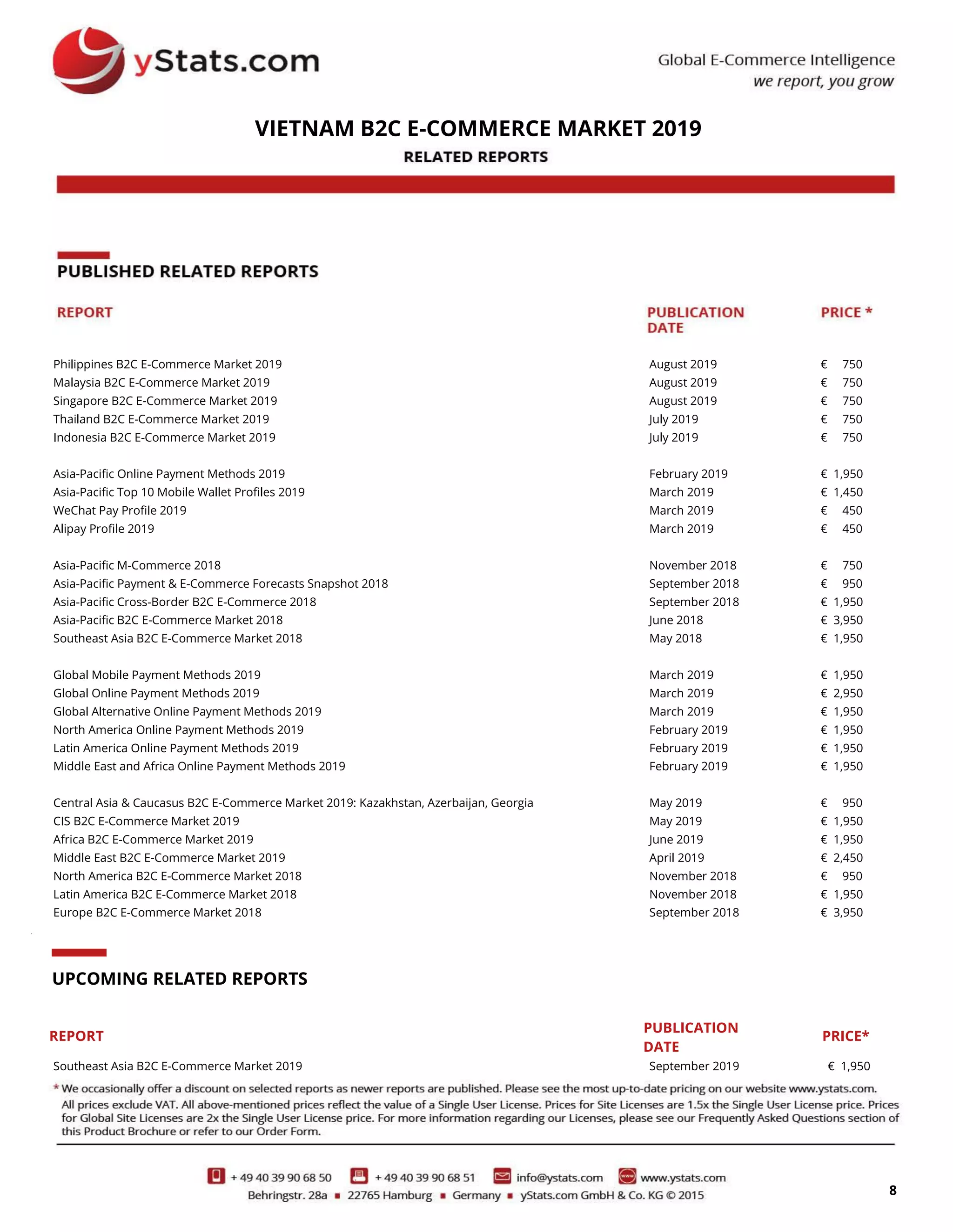 Product Brochure: Vietnam B2C E-Commerce Market 2019 | PDF