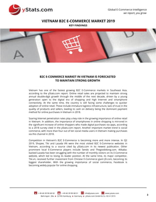 Product Brochure: Vietnam B2C E-Commerce Market 2019 | PDF