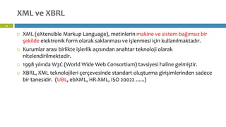 Elektronik Raporlama (XBRL & SBR) | PPT