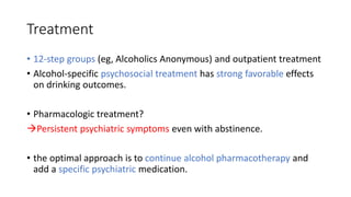Diagnosis and Pharmacotherapy of Alcohol Use Disorder A Review | PDF