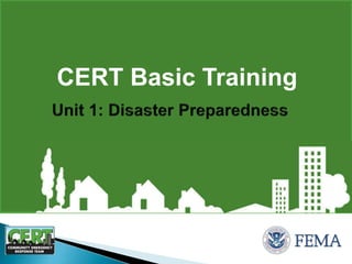 Basics of CERT - Community Emergency Response Team | PPTX