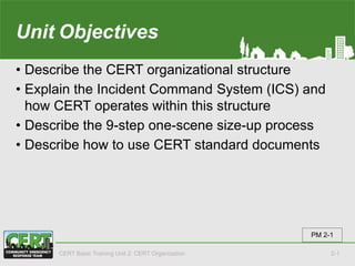 Basics of CERT - Community Emergency Response Team | PPTX