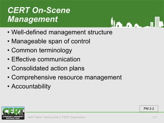 Basics of CERT - Community Emergency Response Team | PPTX