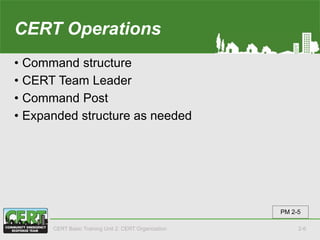 Basics of CERT - Community Emergency Response Team | PPTX