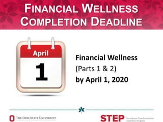 STEP Introduction, The Ohio State University | PPTX