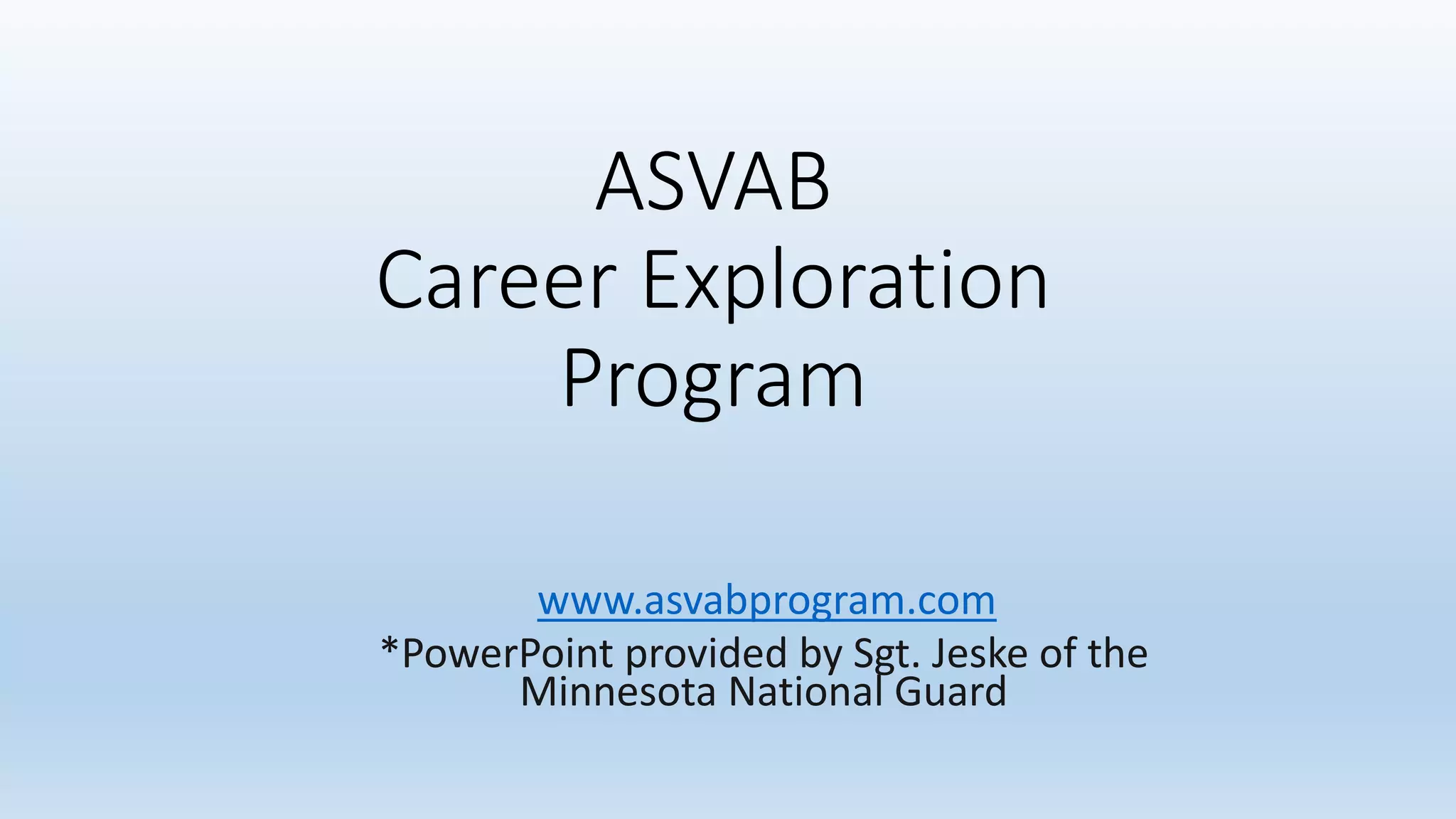 2019 2020 tj asvab power point | PPTX