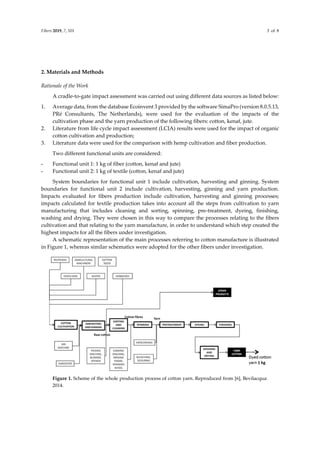 Comparative life cycle assessment of cotton and other natural fibers ...