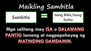 IKALAWANG MARKAHAN - ARALING PANGWIKA ARALIN 3 | PDF