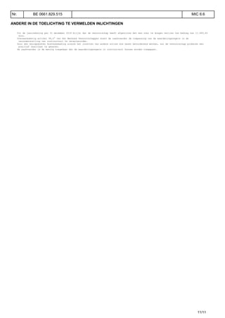 BVBA Bankispoon moet verlies slikken | PDF