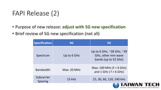 Study of 5G FAPI Specification | PPTX
