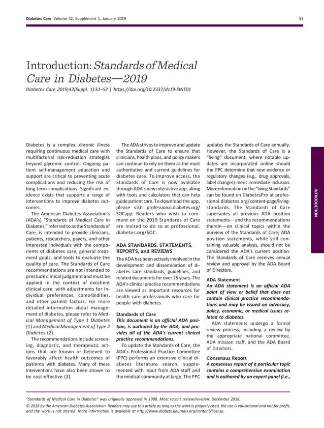 2019 ADA standards of medical care in diabetes | PDF