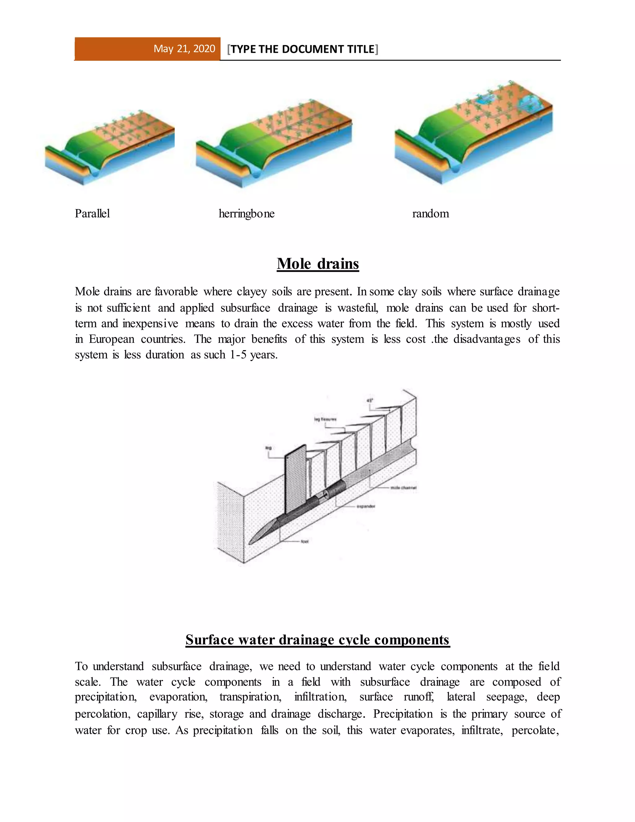 agricultural drainage | DOCX