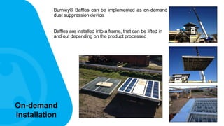 Burnley Baffles dust suppression overview | PDF