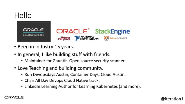 DevSecOps in a cloudnative world | PPT