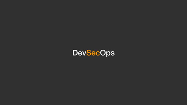 DevOpsDays Taipei 2019 - 新創導入資安？從 DevSecOps 開始 | PPT | Free Download