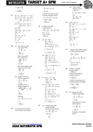 2019 [dwibahasa] modul latihan asas matematik tingkatan 5 spm | PDF