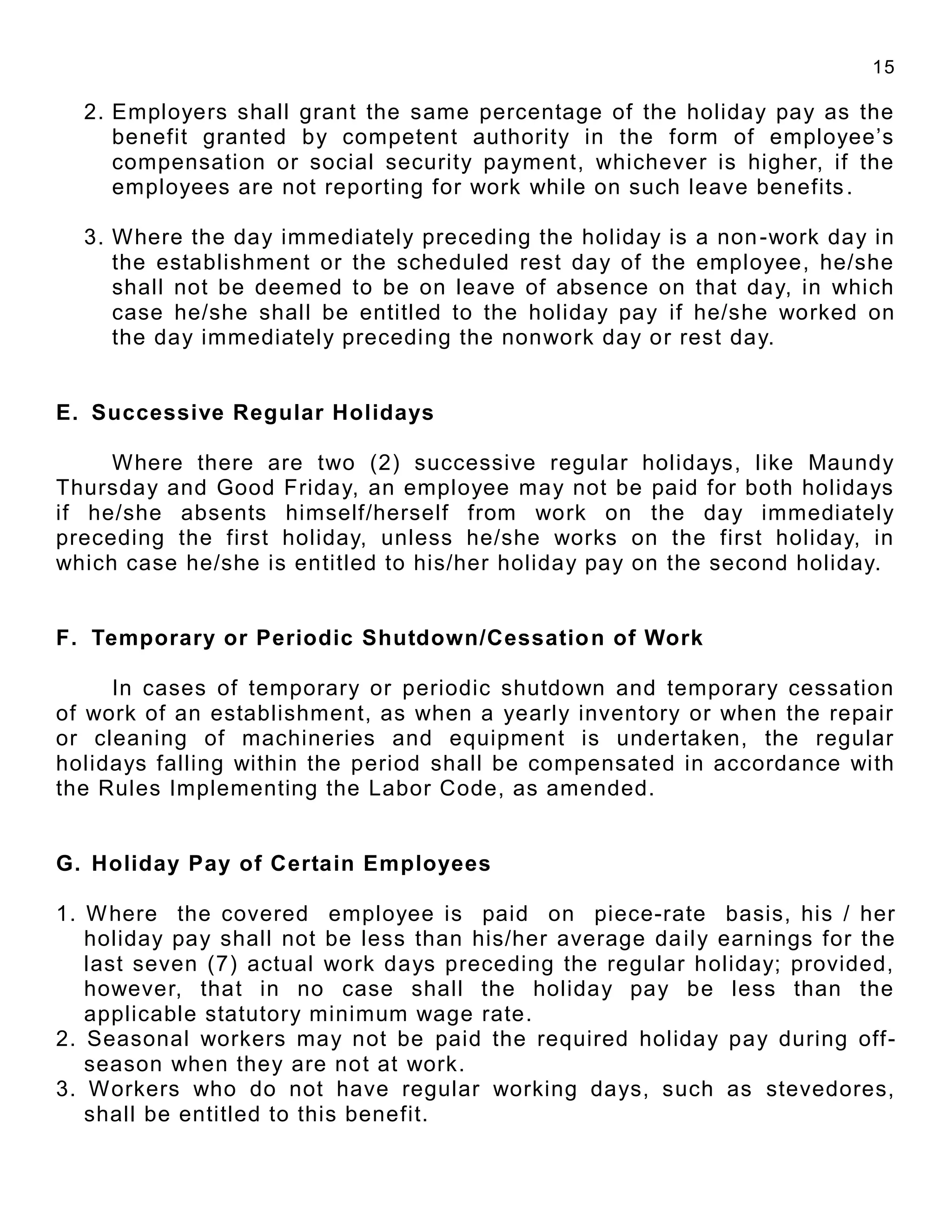 2019 Edition of Handbook On Workers Statutory Monetary Benefits | PDF