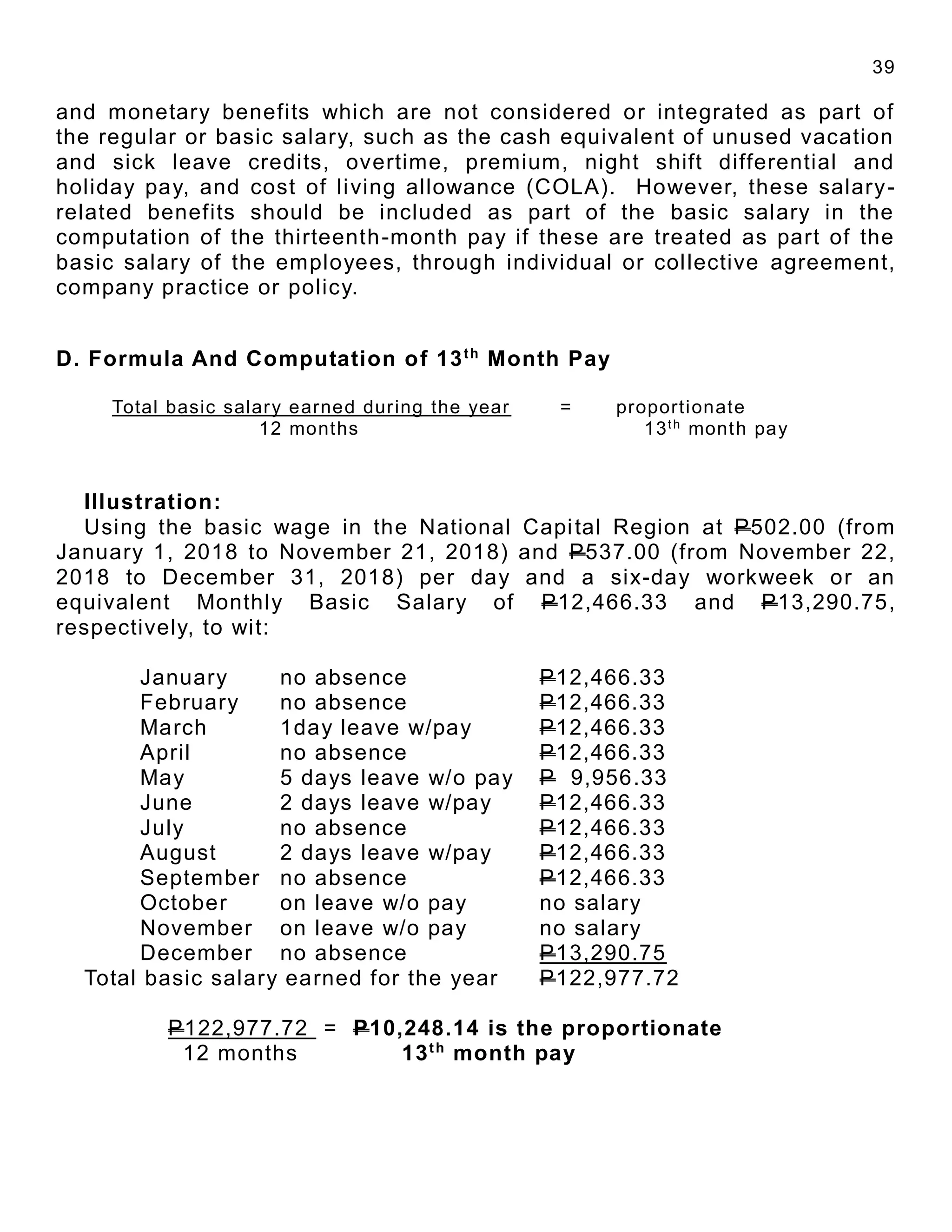 2019 Edition of Handbook On Workers Statutory Monetary Benefits | PDF
