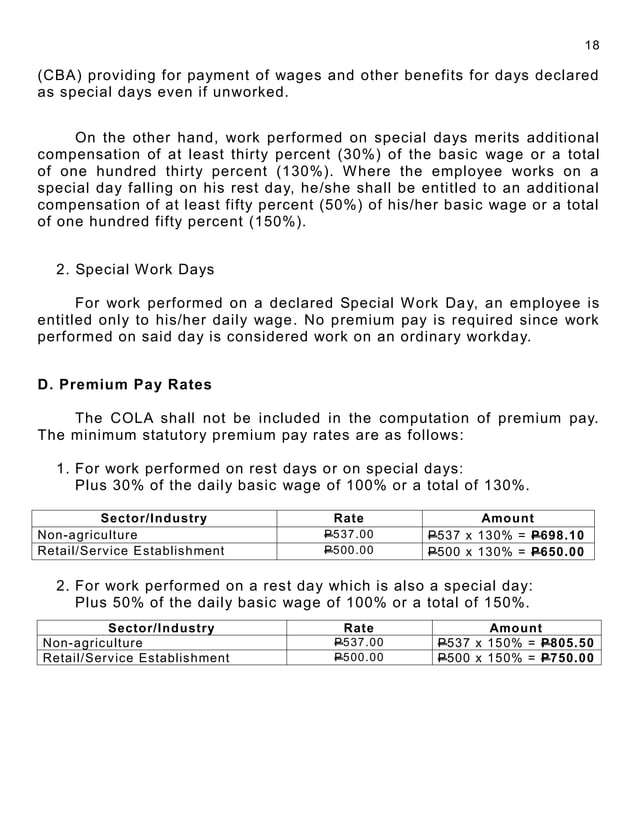 2019 Edition of Handbook On Workers Statutory Monetary Benefits | PDF