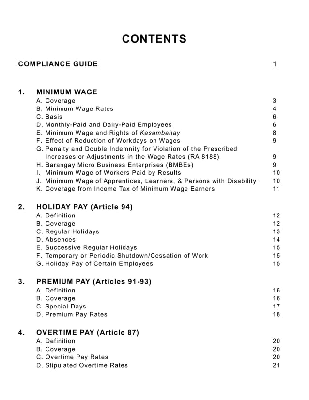 2019 Edition of Handbook On Workers Statutory Monetary Benefits | PDF