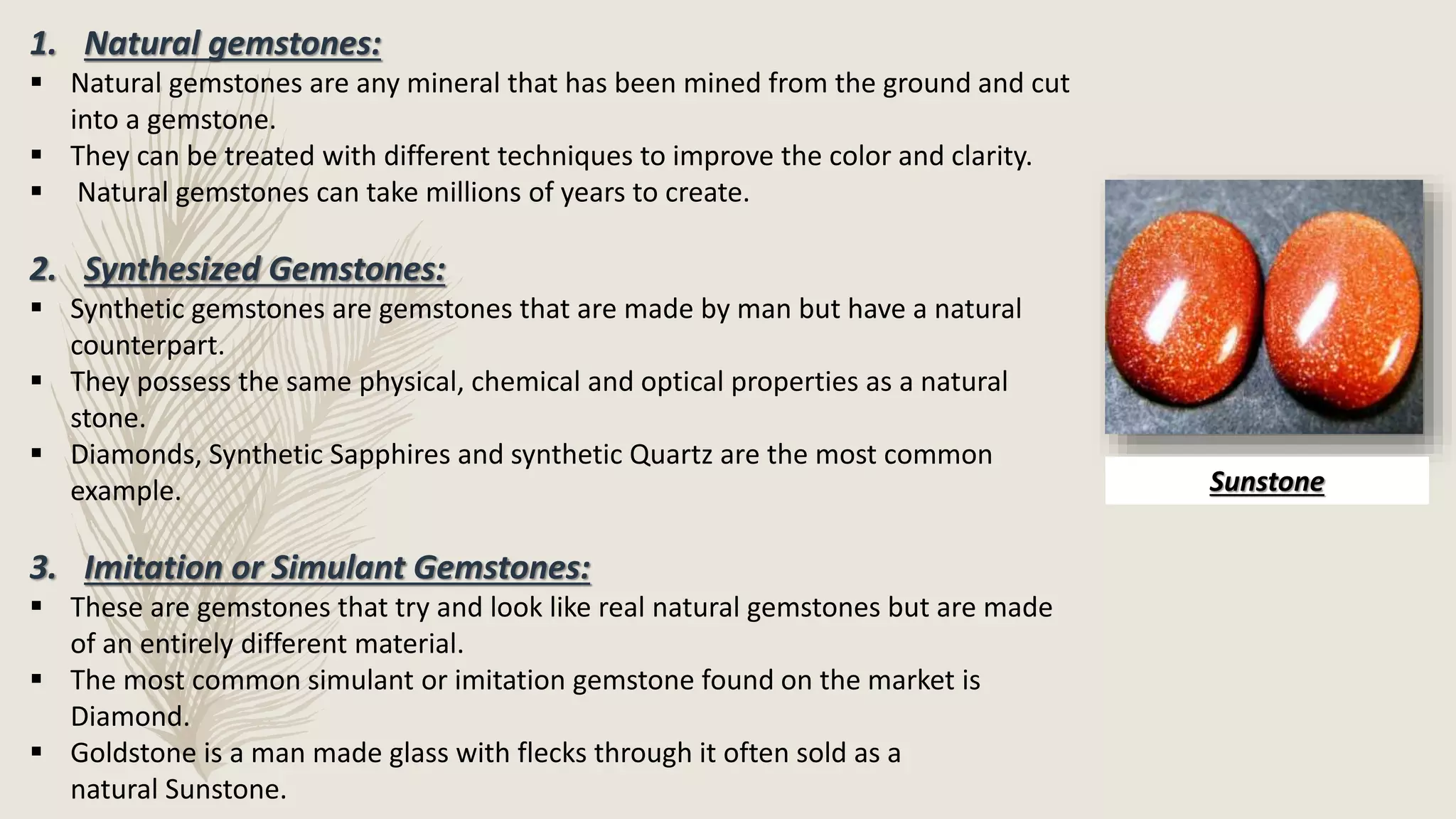 Gemstones | PPTX