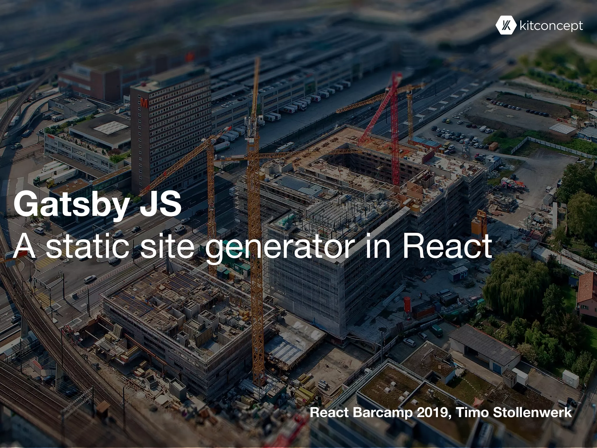 GatsbyJS - A static site generator in React | PPT