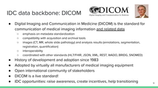 Imaging Data Commons (IDC) - Introduction and intital approach | PDF