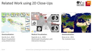 Interactive Close-Up Rendering for Detail+Overview Visualization of 3D Digital Terrain Models | PPT