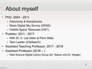 CiteSeerX: Mining Scholarly Big Data | PPT