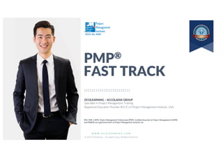 2019 | E-Brochure | PMP Fast Track - PFT (4 Days) | Project Management Training - Dcolearning ...