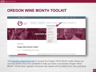 Tools & Strategies for Pitching Oregon Wine Month to Your Distributor ...
