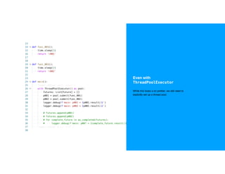 PyCon Canada 2019 - Introduction to Asynchronous Programming | PDF
