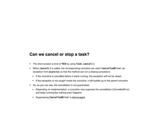 PyCon Canada 2019 - Introduction to Asynchronous Programming | PDF | Operating Systems ...