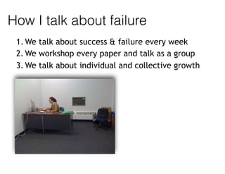 Embracing rejection and failure | PDF