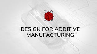 Product Development & Design for Additive Manufacturing (DfAM) | PDF | Manufacturing Industry ...