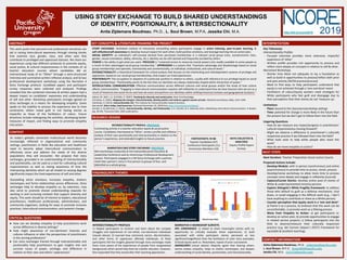 Using story exchange to build shared understandings of identity ...