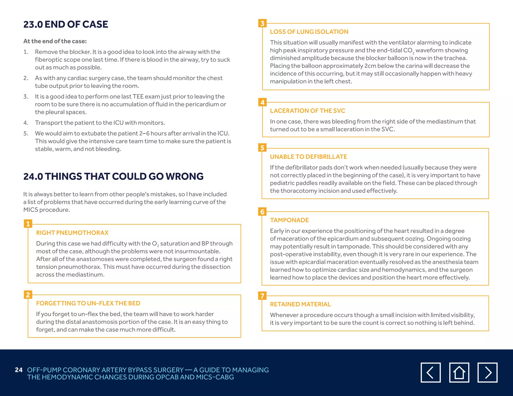 OFF-PUMP CORONARY ARTERY BYPASS SURGERY A GUIDE TO MANAGING THE ...