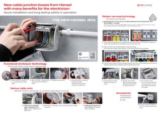 New Cable Junction Box Installation | Set Standards in Technology | PDF