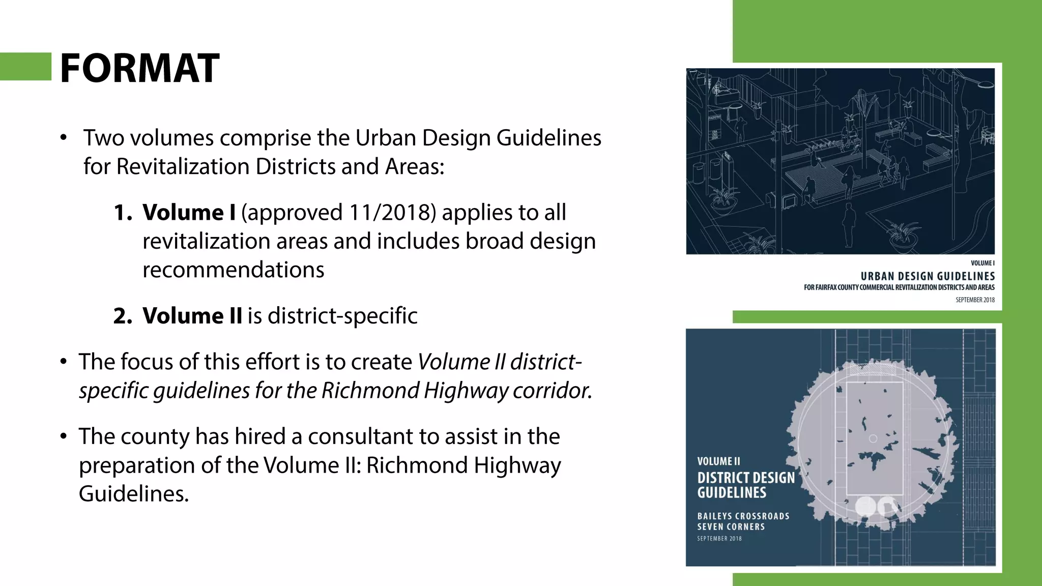 Introduction to the Richmond Highway Urban Design Guidelines | PDF