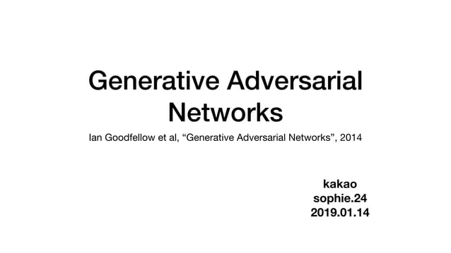 Generative Adversarial Networks | PDF