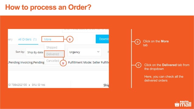 Order processing using Paytm Mall invoice for Paytm Mall Shop | PDF